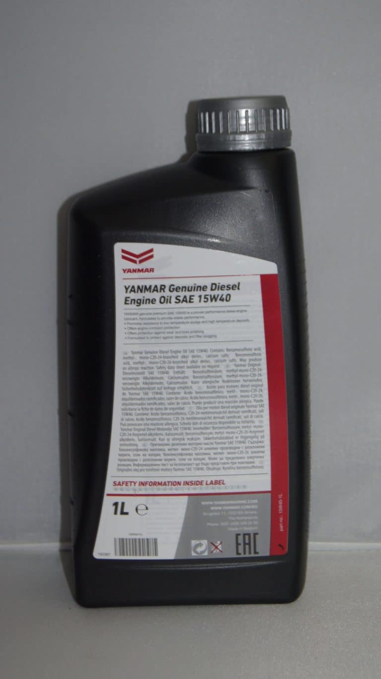 Yanmar motor olie 15w40 1L - OOME webshop | boten, motoren en service
